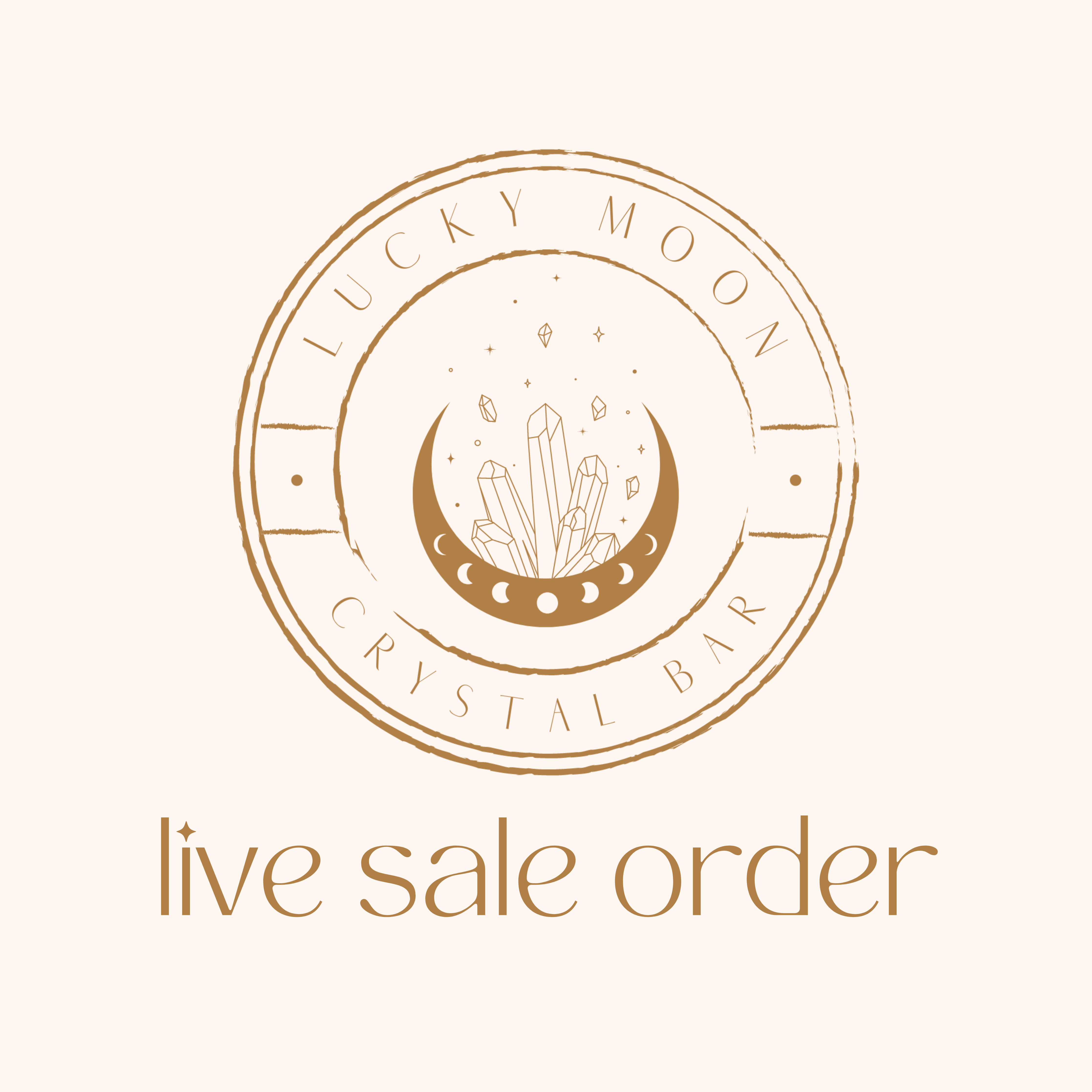 Live Sale Order for @audravincent (OPEN UNTIL 9/3) - August Week 4, 20 – Lucky Moon Crystal Bar