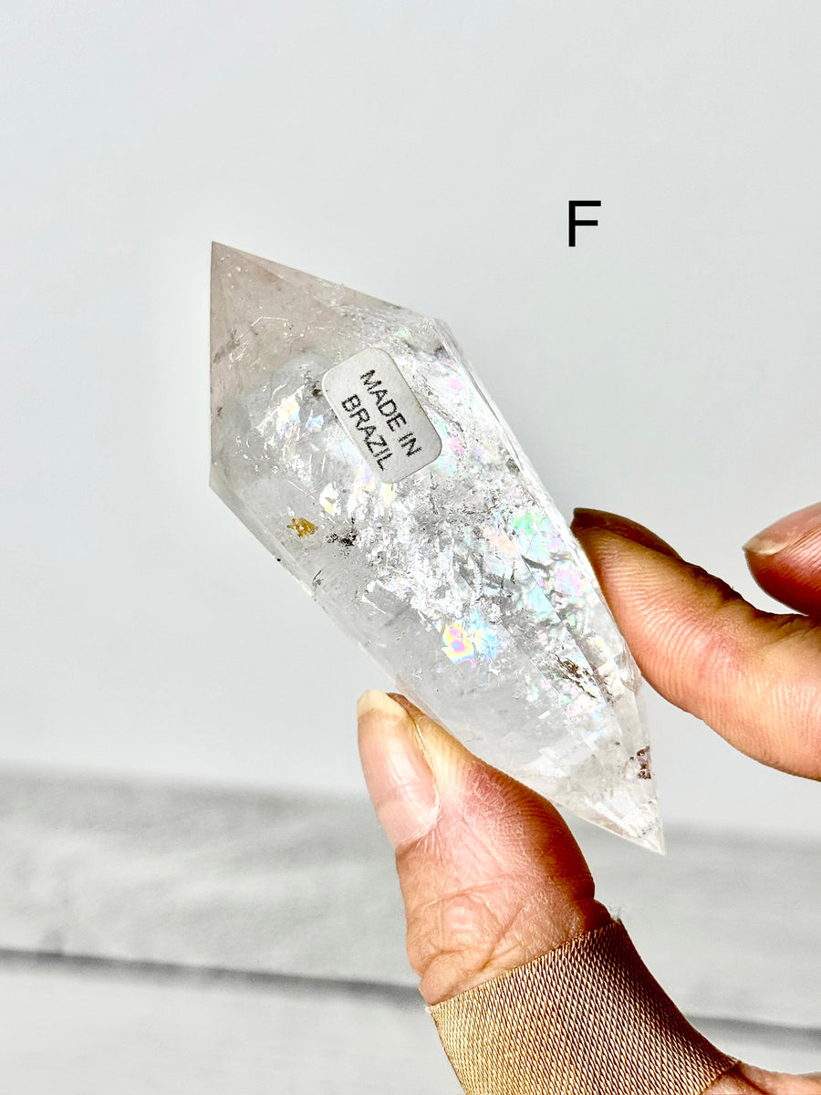 Clear Quartz Vogel Carving – Lucky Moon Crystal Bar