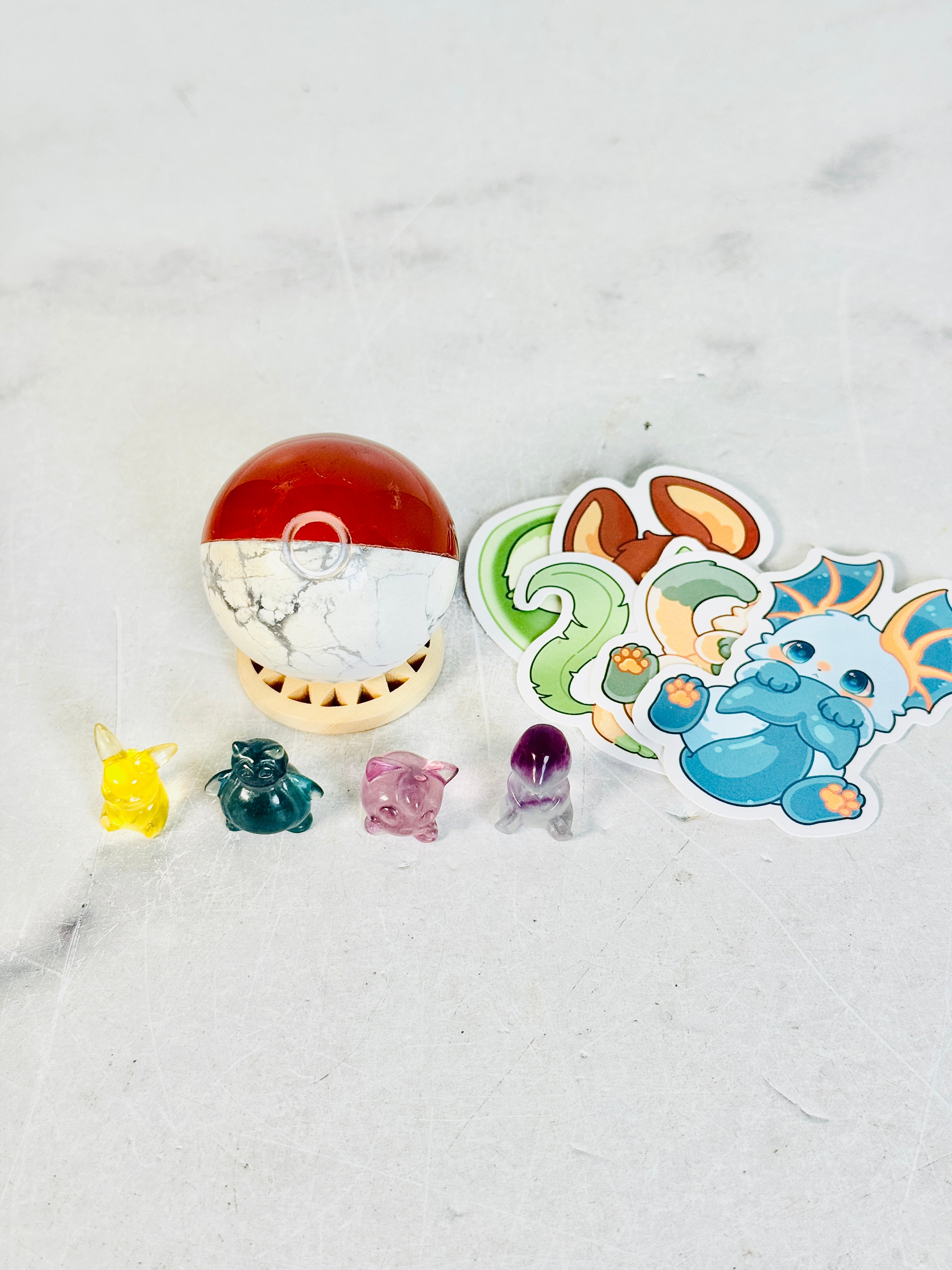 Pokémon Carving Gift Set – Lucky Moon Crystal Bar